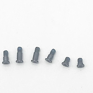 Space Grey Silver Bottom Case Cover Screws+Screwdriver for MacBook A1708 Late 2016 Mid 2017 A2159 2019 Space Grey Silver Bottom Case Cover Screws (Silver Screws)