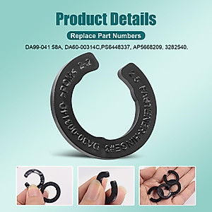 DA99-04158A Refrigerator Door Hinge Shims Height Adjustment for Samsung Refrigerator 3282540, PS6448337, AP5668209, DA99-04158A,DA60-00314C Replacement Parts(4 Pcs)