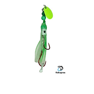 KOKOPROS Kokanee Fishing Hoochies - 10 Pack