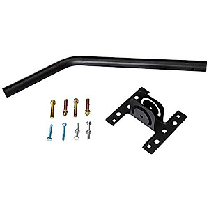 Cables Direct Online Adjustable Satellite Dish Antenna Mast for Roof or Wall Installation, Heavy Duty Pole, TV Antenna, Weather Station Mount J Pole Solid Base Weatherproof Mounting Bracket