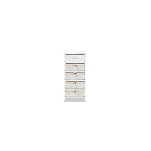 Baxton Studio Madelia Modern and Contemporary White Finished Wood and 1-Drawer Storage Unit