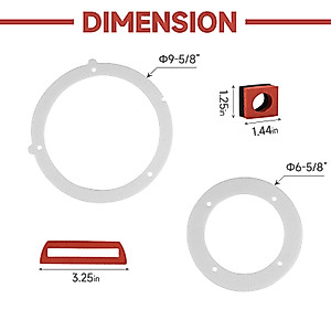 320887-751 Gasket Kit Replacement for Carrier Draft Inducer Motor Gasket Kit