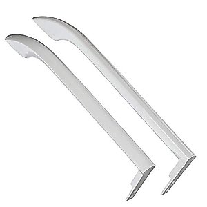 newlifeapp 5304506469 Refrigerator Door Handle Set White Replacement for Frigidaire, Westinghouse. Replaces 242059501 242059504 5304497105 5304504507