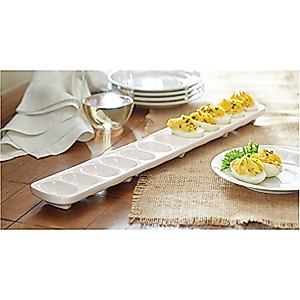 Mud Pie Egg and Oyster Serving Trays (Egg Tray)