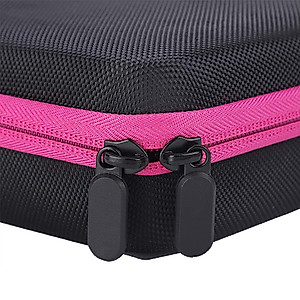 AUNMAS 30 Slots Diamond Painting Storage Case, DIY Art Craft Storage Containers, Diamond Embroidery Painting Accessories Shock Jars for Jewelry Beads Charms Glitter Rhinestones (Black)