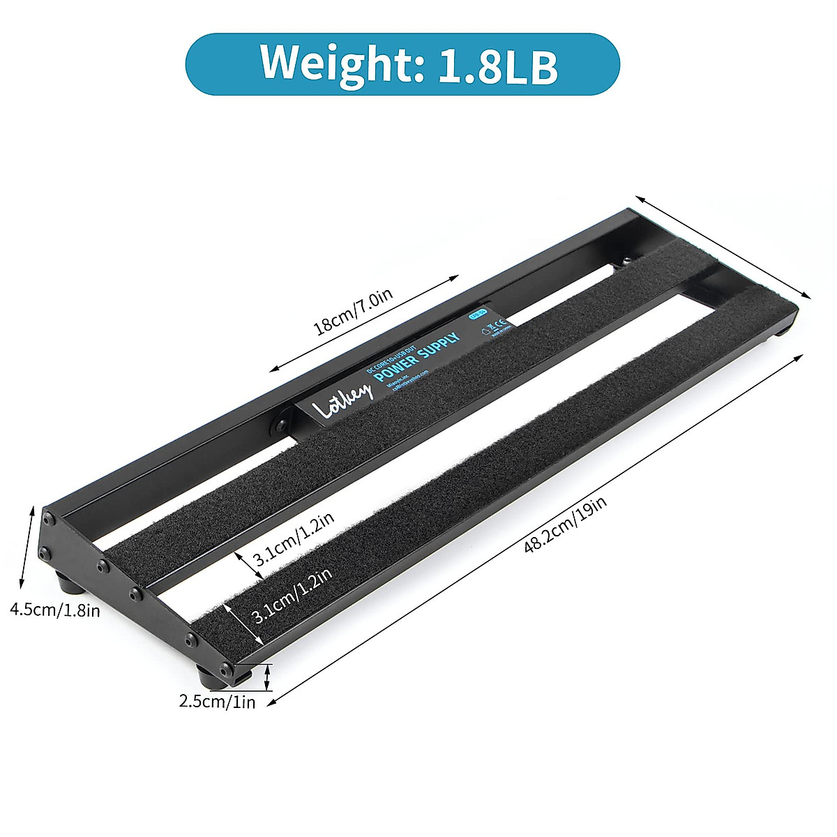 Analog Chorus Guitar Pedal, Lotkey Electric Effects Pedals Mini Single Type DC 9V True Bypass