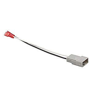 XtremeAmazing Car Stereo Door Speaker Adapter Mounting Plates 6.5 Inch 6.75 Inch 165mm Stand Ring Kit with Wiring Harness Cable Set of 4