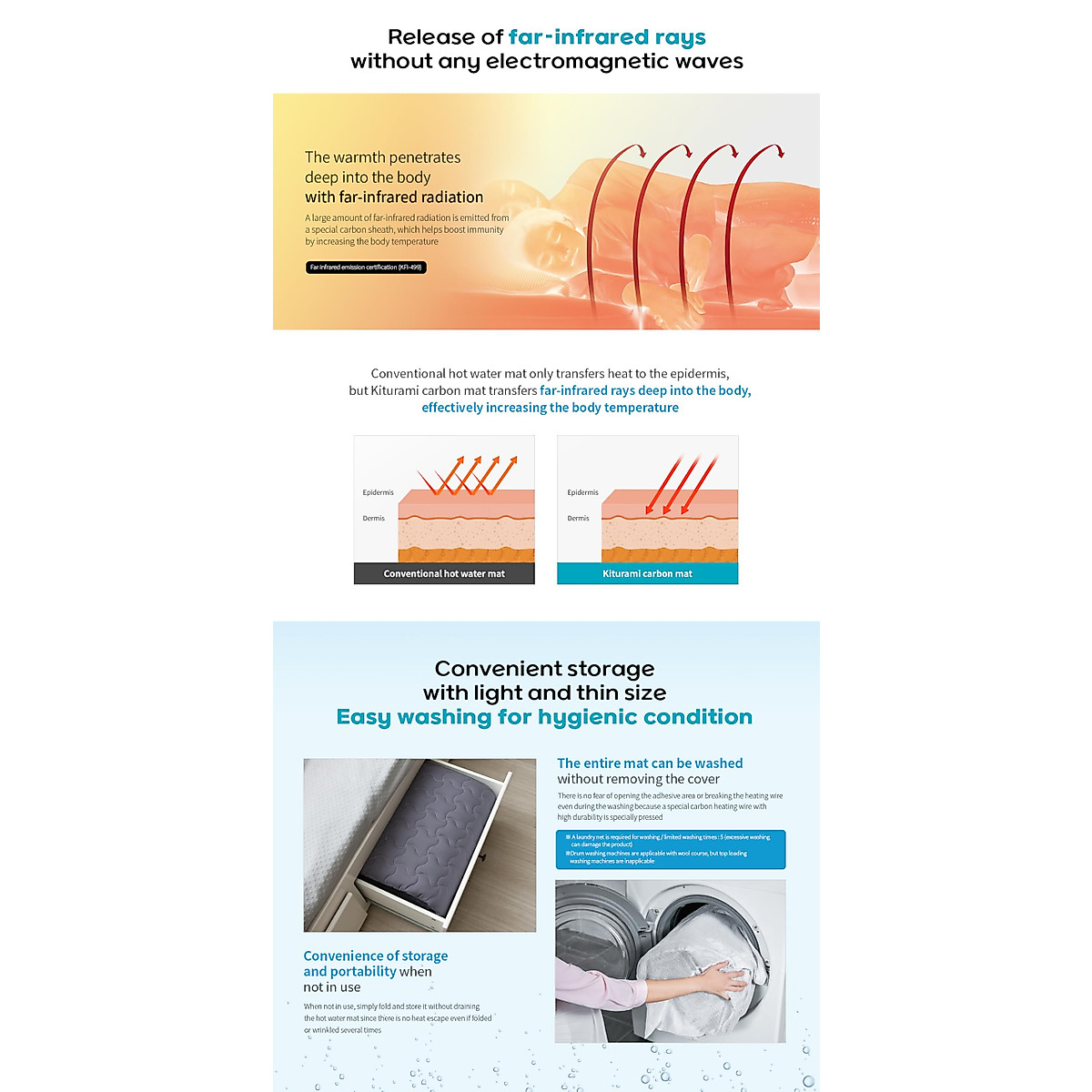 Kiturami Carbone Matt KDMU-981,982,983 (Queen)