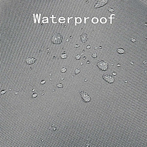 Outdoor Garden All Weather Bench Cushion with Ties, Non-Slip Waterproof Soft Cushion for Patio Furniture Seat, Swing, Wicker, Picnic, Garden Bench, 2 Inch Thick