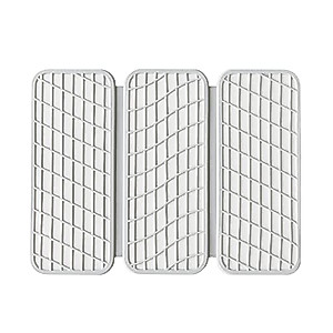 Dorai Home Dish Pad – Collapsible Kitchen Drying Mat – Wrapped in Silicone Webbing to Protect Dishes – Dries Instantly – Modern and Stylish – Minimal Design to Match Any Countertop – Sandstone