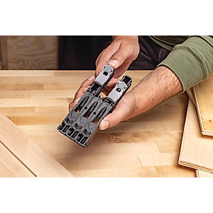 Kreg KPHJ230 - Kreg Pocket-Hole Jig Micro - Micro Jig for Thin Stock, Cabinets, Drawers & Repairs - 33% Smaller Holes - For 1/2” & 3/4” Thick Materials - Holiday Home Improvement Gifts for Him