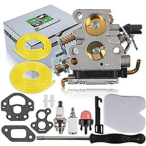 partszen 574719402 545072601 586936202 545061801 Carburetor for Zama C1T-W33C Husqvarna 235 235E 236 236E Jonsered CS2234 CS2238 CS2234S CS2238S with 530023877 Fuel Line Fitting 5450616 Choke Rod