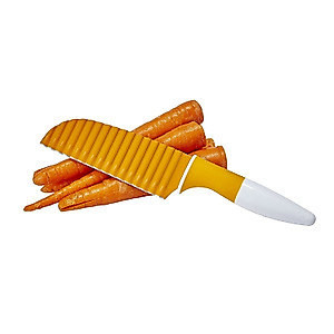 Crisp Stainless Steel Wavy Decorative Prep Knife