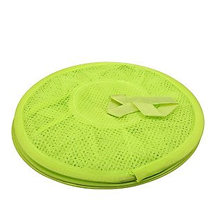 Kuuleyn Hanging Mesh Space Saver Bags Organizer,Multilayer Dry Rack,Foldable Storage Organizer Hanging Mesh Toy Storage Basket Underwear Socks Organiser Cage(Green)