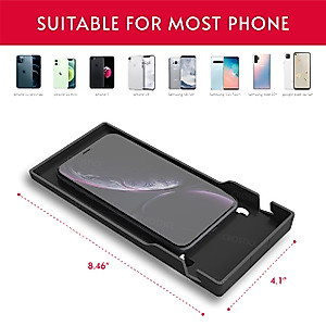 Crostice Phone Holder Compatible with Peloton Bike & Bike Plus, Screen Cover Monitor Protector for Bike+ & Tread & Row (NOT for OG Bike)