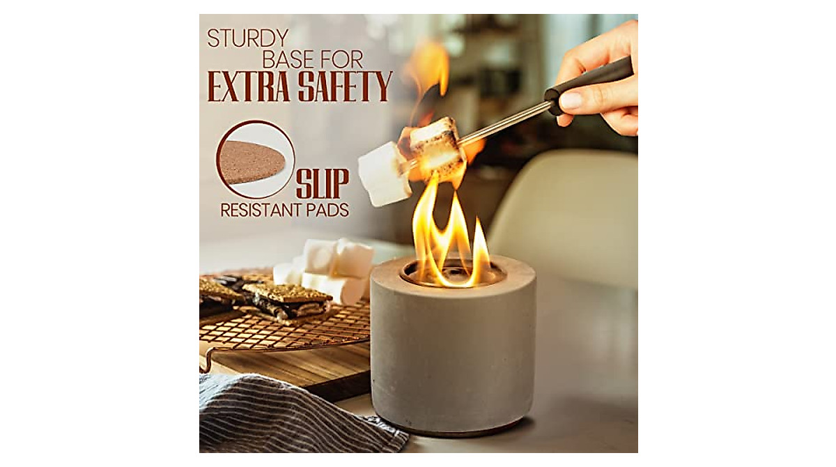 Tabletop Fire Pit - Smokeless, Portable Mini Fire Bowl