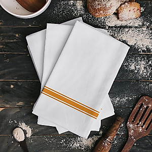 ZOE GARDEN Thanksgiving Pumpkin Kitchen Towels,Absorbent Microfiber Kitchen Dish Hand Tea Bath Towel,Quick Dry Cleaning Cloth Dishclothes Decorative Sets, Fall Eucalyptus Stripes (2-PC, 18x28)