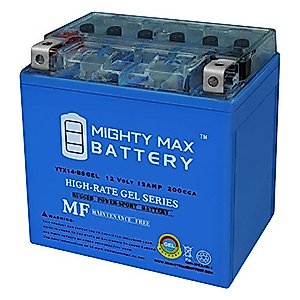 Mighty Max Battery YTX14-BS GEL Battery for Honda TRX450ES Foreman ES 4x4 1998-2001
