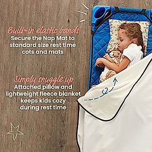 ECR4Kids Nap Mat Companion, Portable Bedding, Loopty Loop, 1-Piece