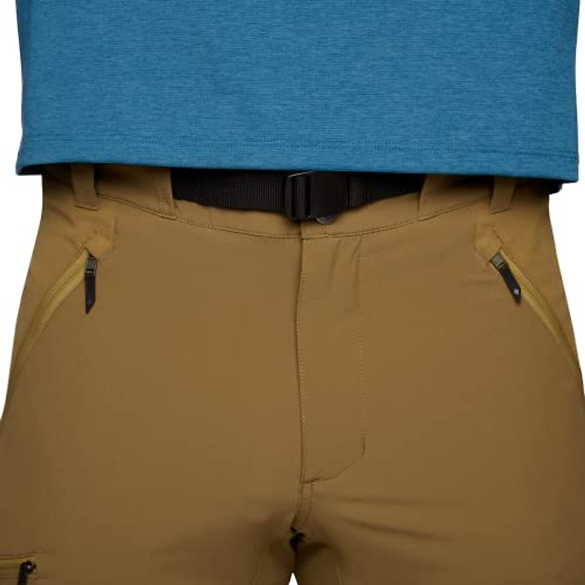 Black Diamond Mens Swift Water Resistant Softshell Pants, Granite, Large