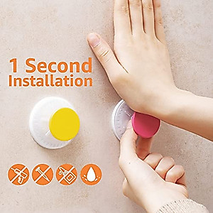 Shower Suction Cup Hooks Heavy Duty Suction Shower Hanger Removable Small Suction Cups with Hooks Towel Wreath Hanger Loofah Hook for Bathroom, Shower Wall, Glass Door, Window - 6 Packs Christmas