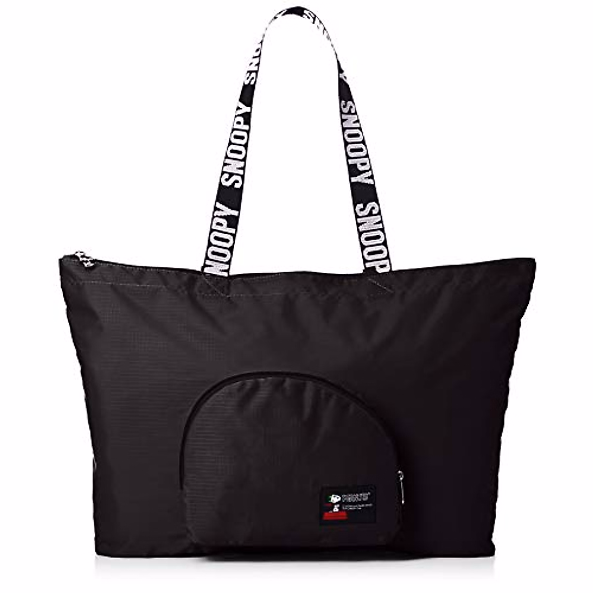 SNOOPY(スヌーピー) Tote Pocketable 2SN1332TT, Black (Black 19-3911tcx)