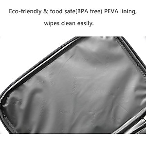 Aschar Reusable Insulated Thermal Lunch Bag Cute Lunch Box for Adult Women Work Office Outdoor Travel Picnic Beach BBQ party (Cactus)