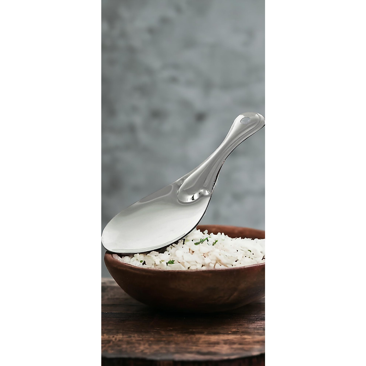 Garden Of Arts Stainless Steel Rice Serving Spoon, 26 Cms
