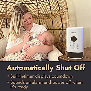 Papablic Baby Bottle Warmer Pro with Unique Prevent Overheating System, Milk Warmer for Breastmilk and Formula, with Digital Timer and Automatic Shut-Off