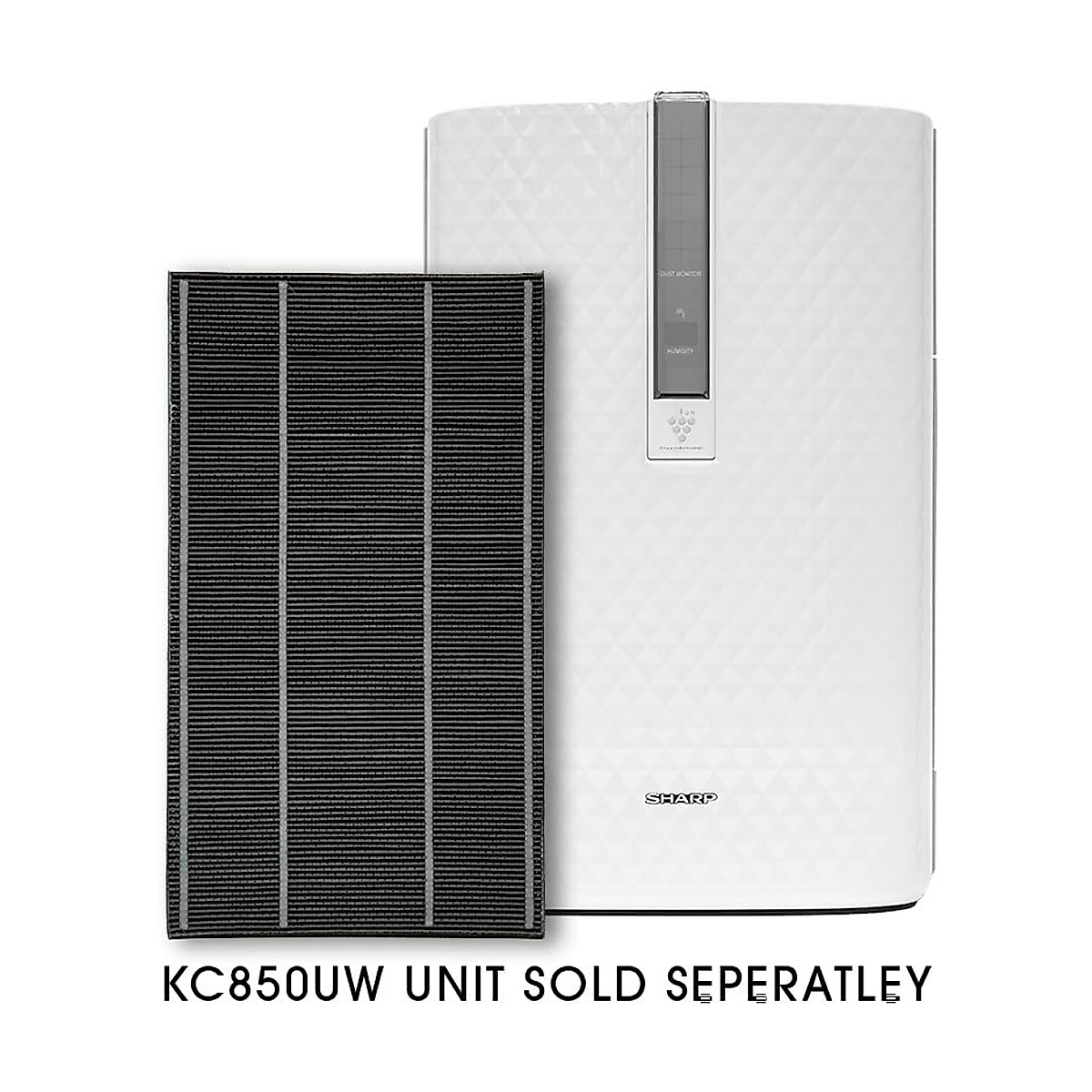 Sharp FZ-C100DFU Activated Carbon Replacement Filter for KC-850U,Black