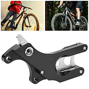 Jiawu Disc Brake Adapter, Mountain Bike Disc Brakes, Aluminum Alloy Disc Brake Mounting Adapter Converter, Rear Wheel Heavy Duty Conversion Accessories, Easy Installation