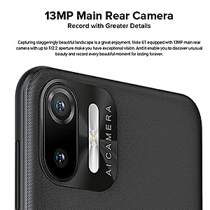 Ulefone Unlocked Smartphones, Note 6T Latest Android 12 3GB+64GB Cell Phone, 6.1" HD+ Screen, 3300mAh Battery, 13MP+5MP Dual Camera, Global Unlocked Dual SIM 4G Android Phone, GPS,FM,Face ID