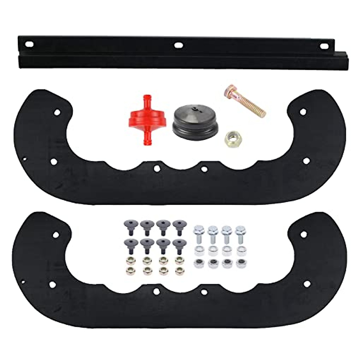 99-9313 Rubber Paddle, 55-8760 Scraper for Toro 20" 21" CCR Snowblower CCR2000 CCR2400 CCR2450 CCR2500 CCR3000 CCR3600 CCR3650 Snow Blower with Hardware Kit