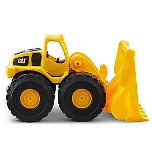 CAT Construction Toys, Construction Fleet 10" Front Loader Toy - Real Working Parts, Indoor/Outdoor, Sturdy Plastic Construction for 2+ Year Old Boys