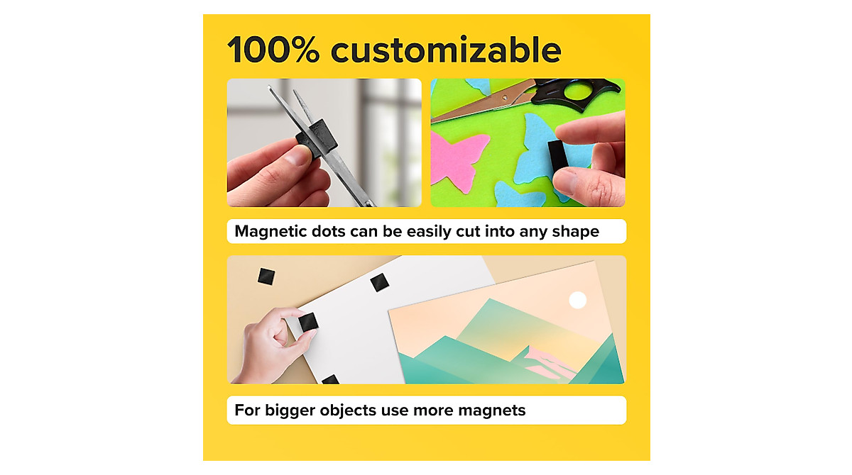 Self Adhesive Magnetic Squares for Crafts & DIY | X-bet MAGNET