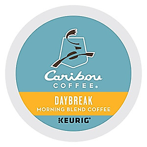Caribou Coffee Daybreak Morning Blend Keurig K-Cups Coffee, 12 Count