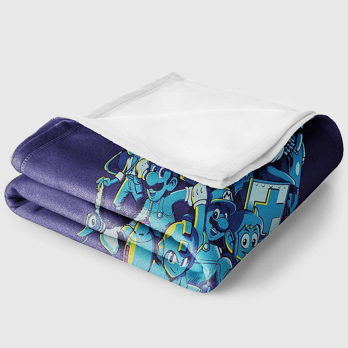 NICHIYOBI Redcap Beard Plumber Bros Game Flannel Blanket Kobayashi Tohru Kanna Lightweight Cozy Throw Blanket Warm Bed Blanket fit Sofa and Couch (08,Large 80x60in)