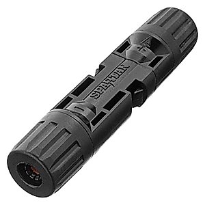 Spartan Power Solar Panel Connectors IP67 1000V 30A (Male & Female) - Connector for PV Solar Panels, 10 AWG - 14 AWG - Pack of 25