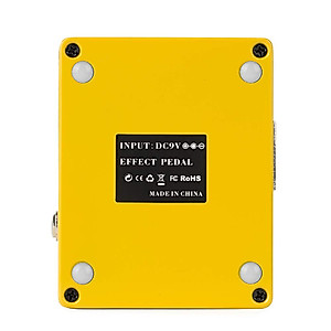 Caline Pedals Driver Guitar Effects Pedal Classic Tube Bass Guitar Amp Pedal Metal Ture Bybass Wine Cellar Yellow CP-60