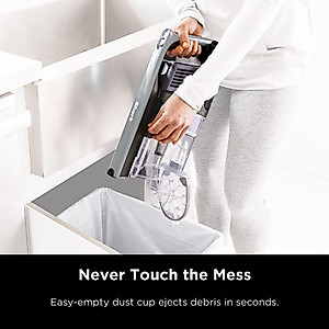 Shark Rocket Lightweight Cordless Stick Vacuum (IX141), 7.5 lbs, Blue Iris (Renewed)