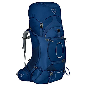 Osprey Ariel 55 Women's Backpacking Backpack, Ceramic Blue, X-Small/Small
