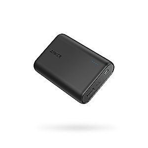 Anker PowerCore 10000 Portable Charger, 10000mAh Power Bank, Ultra-Compact Battery Pack, High-Speed Charging Technology Phone Charger for iPhone, Samsung and More.