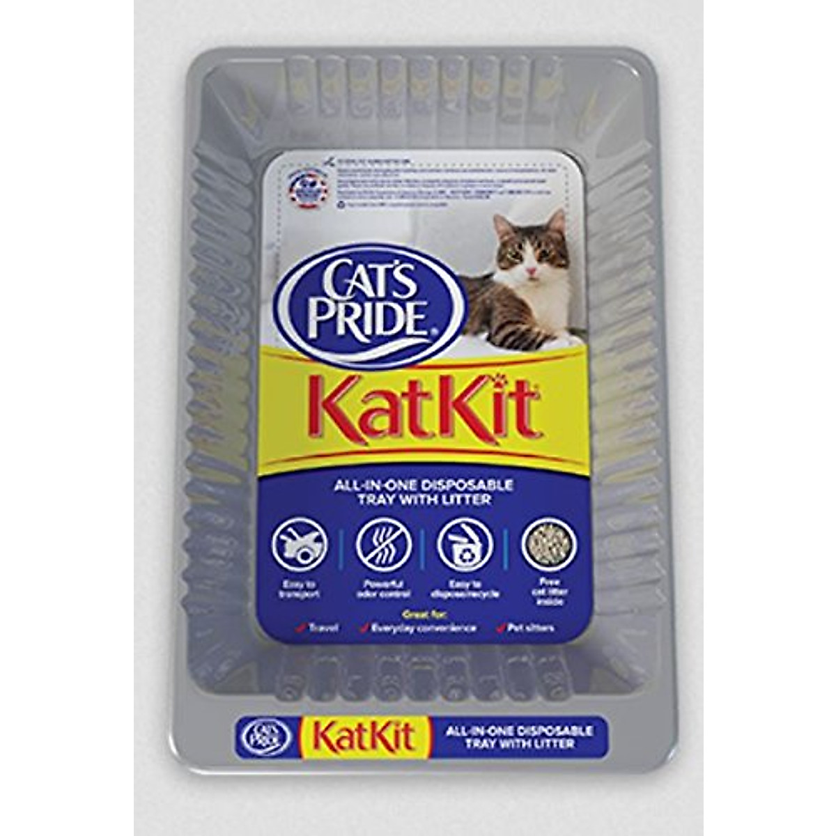 Cat's Pride, Disposable Litter Pan, Includes Pan & Litter All In One (1 Pack)