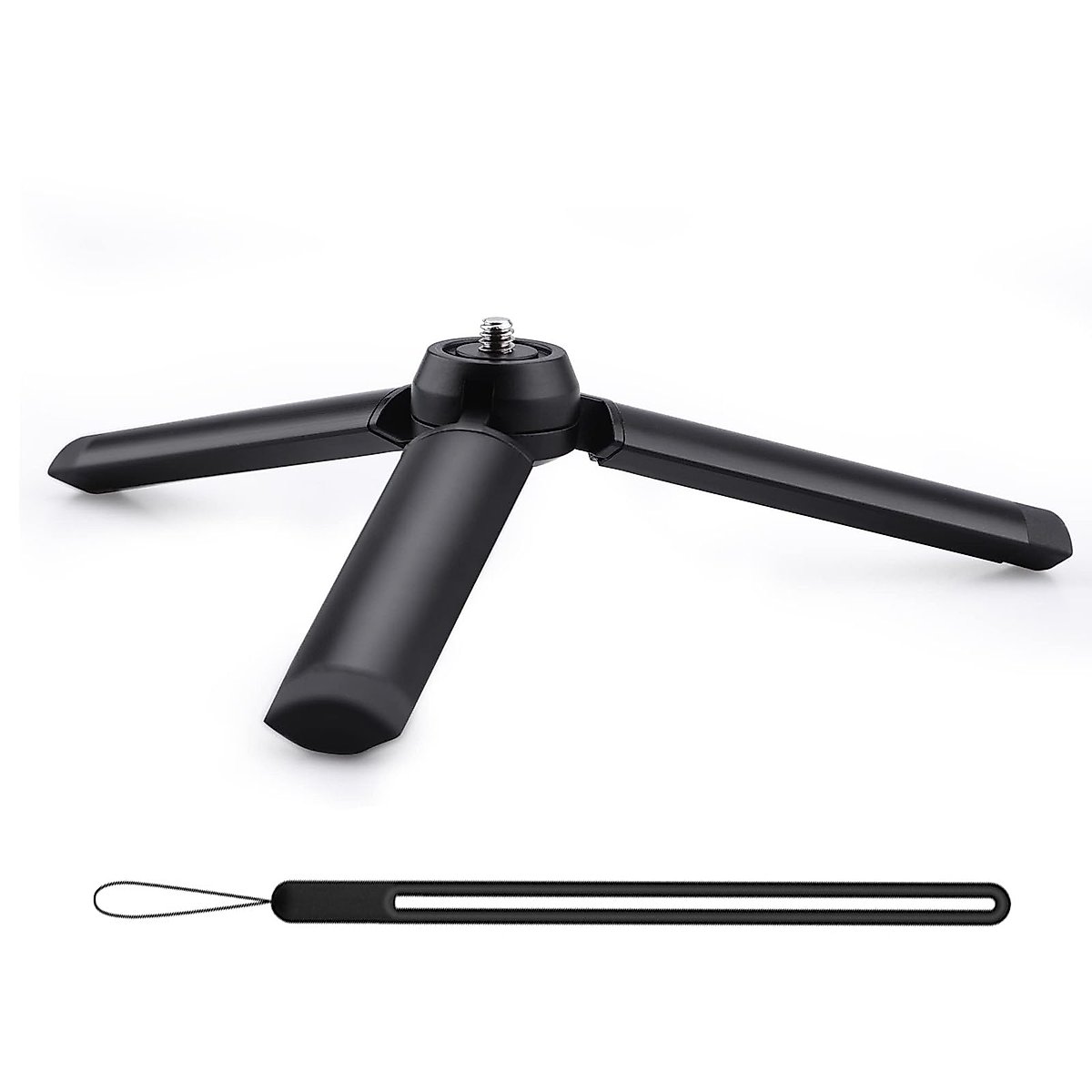 HeiyRC Mini Vlog Tripod for DJI Pocket 3 OM 4 5 Osmo Mobile 2 3, for GoPro 13 Max Hero, for Insta360 X3 X4 X2, ZHIYUN Smooth Hohem Feiyu Stabilizer DSLR Camera Desktop Tabletop Stand Grip Accessories