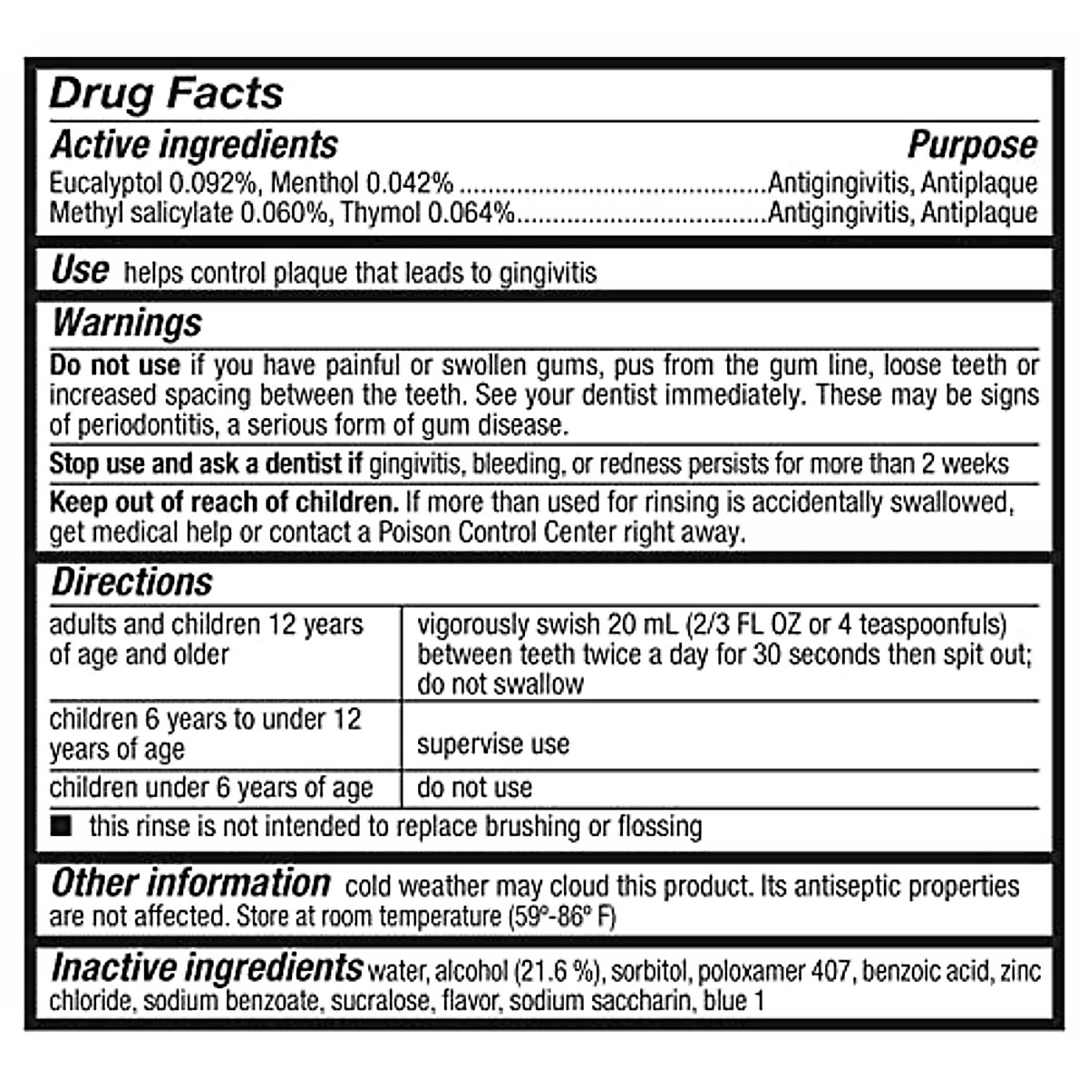 Amazon Basics Tartar Control Plus Antiseptic Mouth Rinse, Iceberg Blue Mint, 1.5 Liters, 50.7 Fluid Ounces, 1-Pack (Previously Solimo)