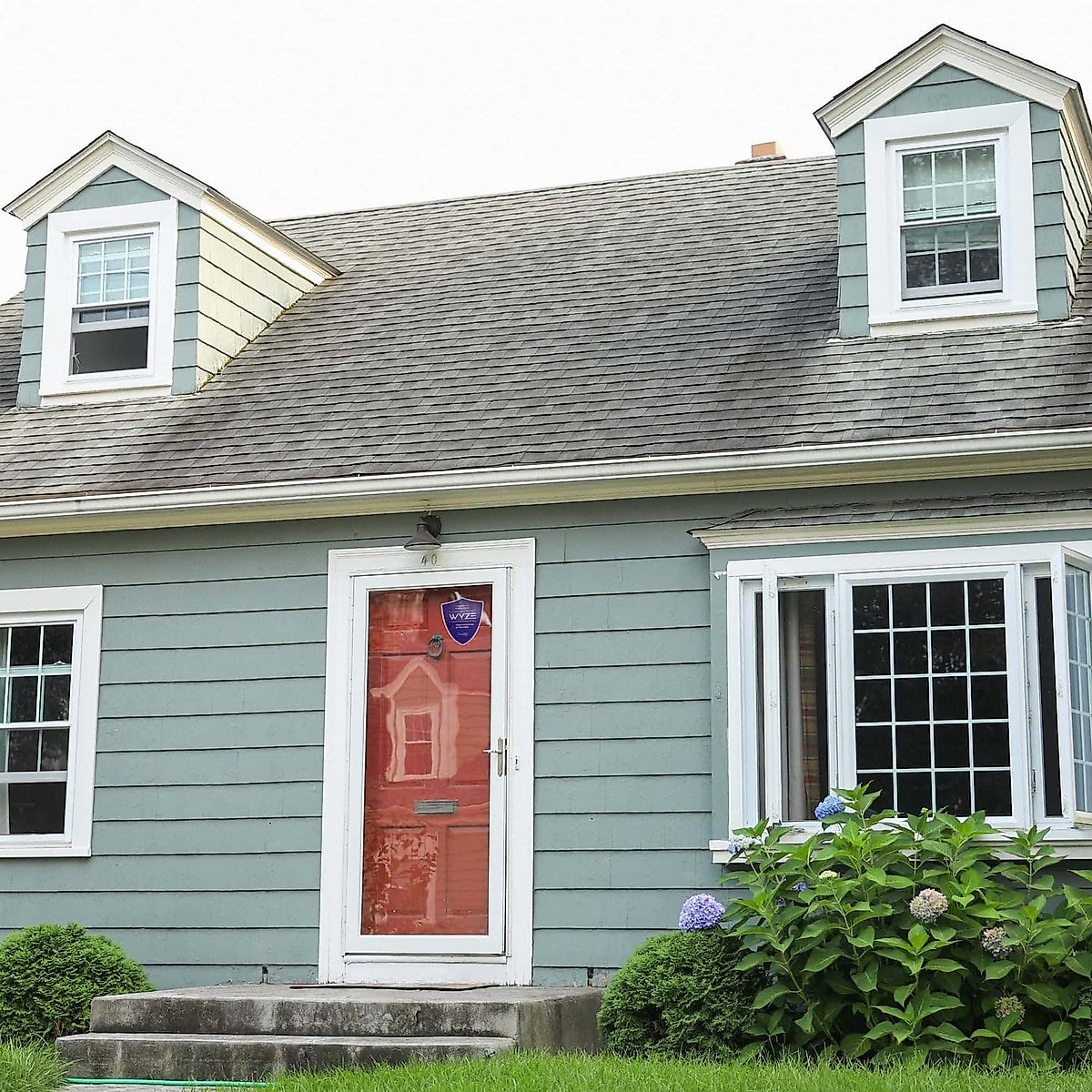 Wyze UV Waterproof Reflective Security Stickers, Security Camera Signs for Windows, Video Surveillance Sticker Outdoor Compatible for Wyze Home Security System, Pack of 2 (8.5” x 10” and 10” x 12”)