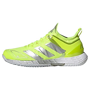 adidas Adizero Ubersonic 4 Solar Yellow/Silver Metallic/Halo Blue 5.5 B (M)