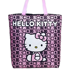 Hello Kitty Dice Black Tote Bag