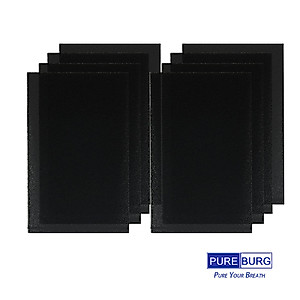 PUREBURG FLT4100 True HEPA Replacement Filter Set Compatible with GermGuardian AC4100 AC4100CA AC4150BL AC4150PCA AC4150PC AC4175W Air Purifiers,Part Number FLT4100, Filter E,FLT11CB4