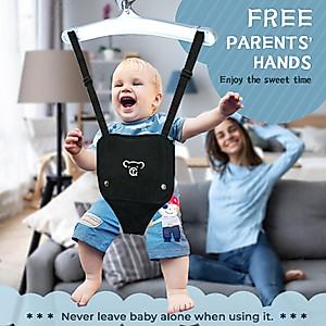 Baby Jumper with Stand,Baby Bouncer,Easy Set-Up,Baby Exerciser for Active Babies,Suitable for Indoor and Outdoor